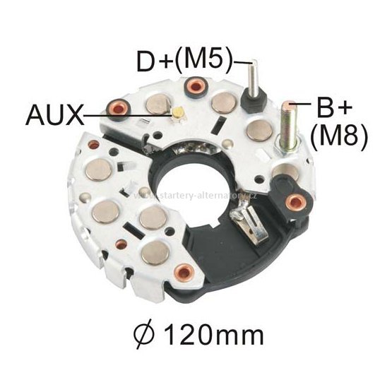 Diodový blok (Rectifier Mobiletron RB-54H), 233778 | JANOTA startéry alternátory do 24hod