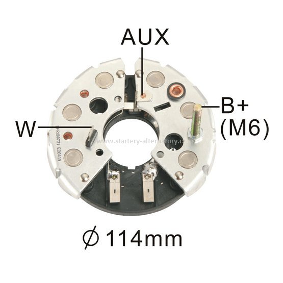 Diodový blok (Rectifier Mobiletron RB-83H), 136591 | JANOTA startéry alternátory do 24hod