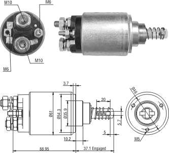 Spínací cívka BOSCH 2339402117 2339402156 2339402180, MERCEDES ...
